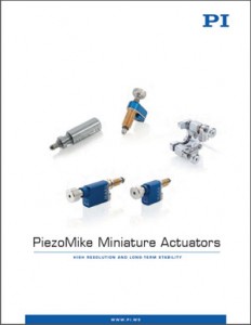 Miniature Opto-Mechanical Actuators-PI Releases New Brochure - Novus ...